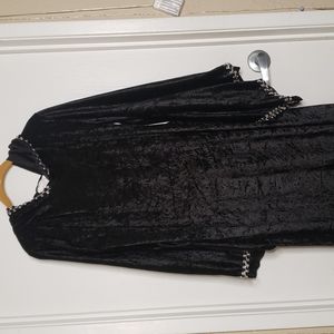 The Pyramid Collection | Dresses | Pyramid Collection Long Black Hooded ...